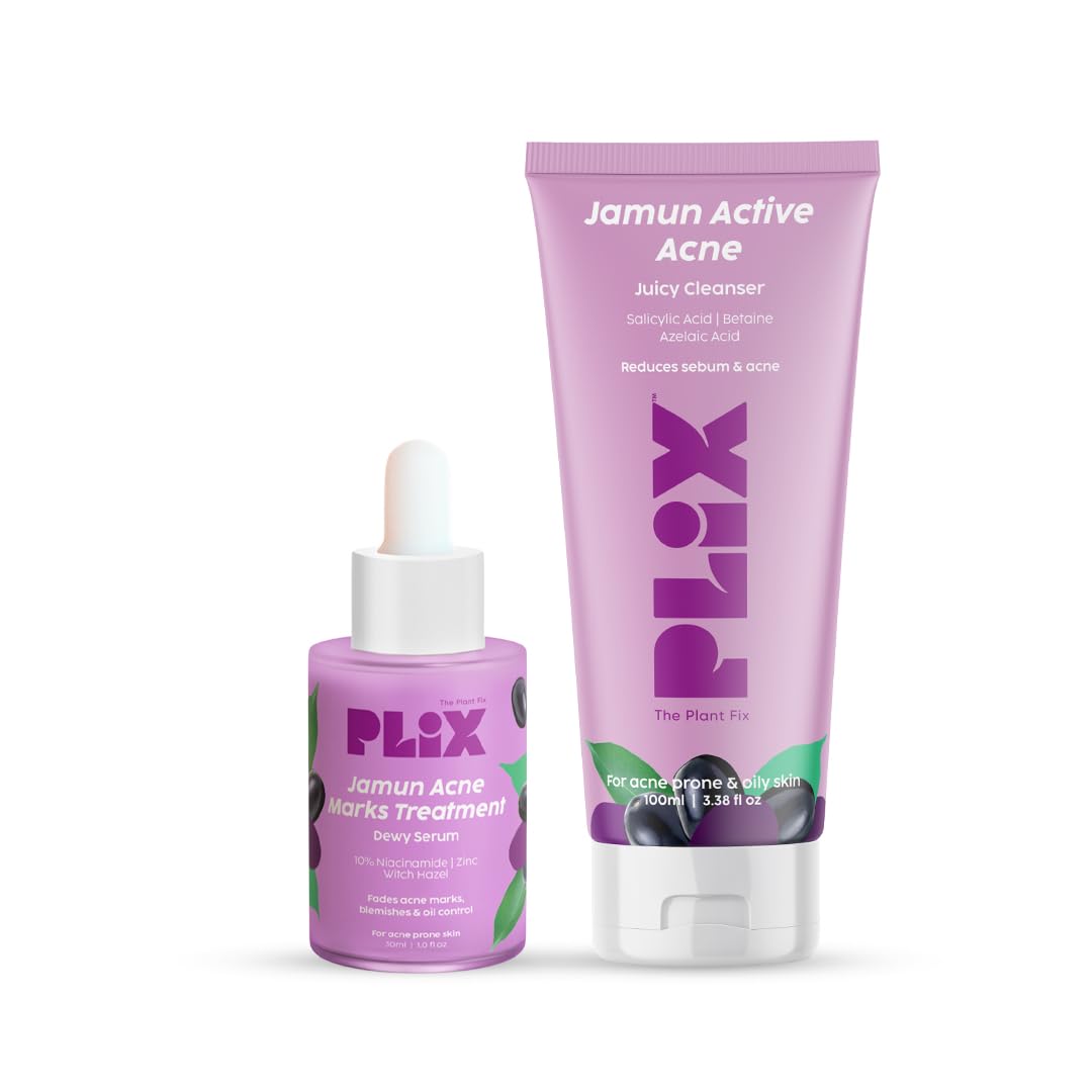 Plix Jamun Face Wash & Acne Marks Serum Combo – Fatafat
